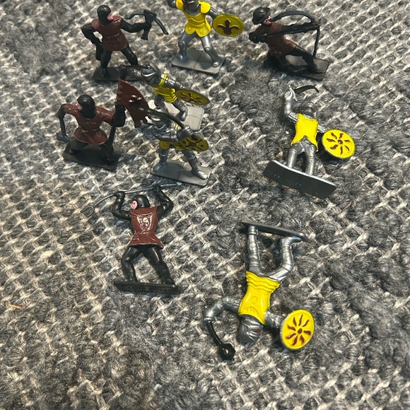 Toys | Medieval Knight Action Figures Set Red Yellow Black | Poshmark